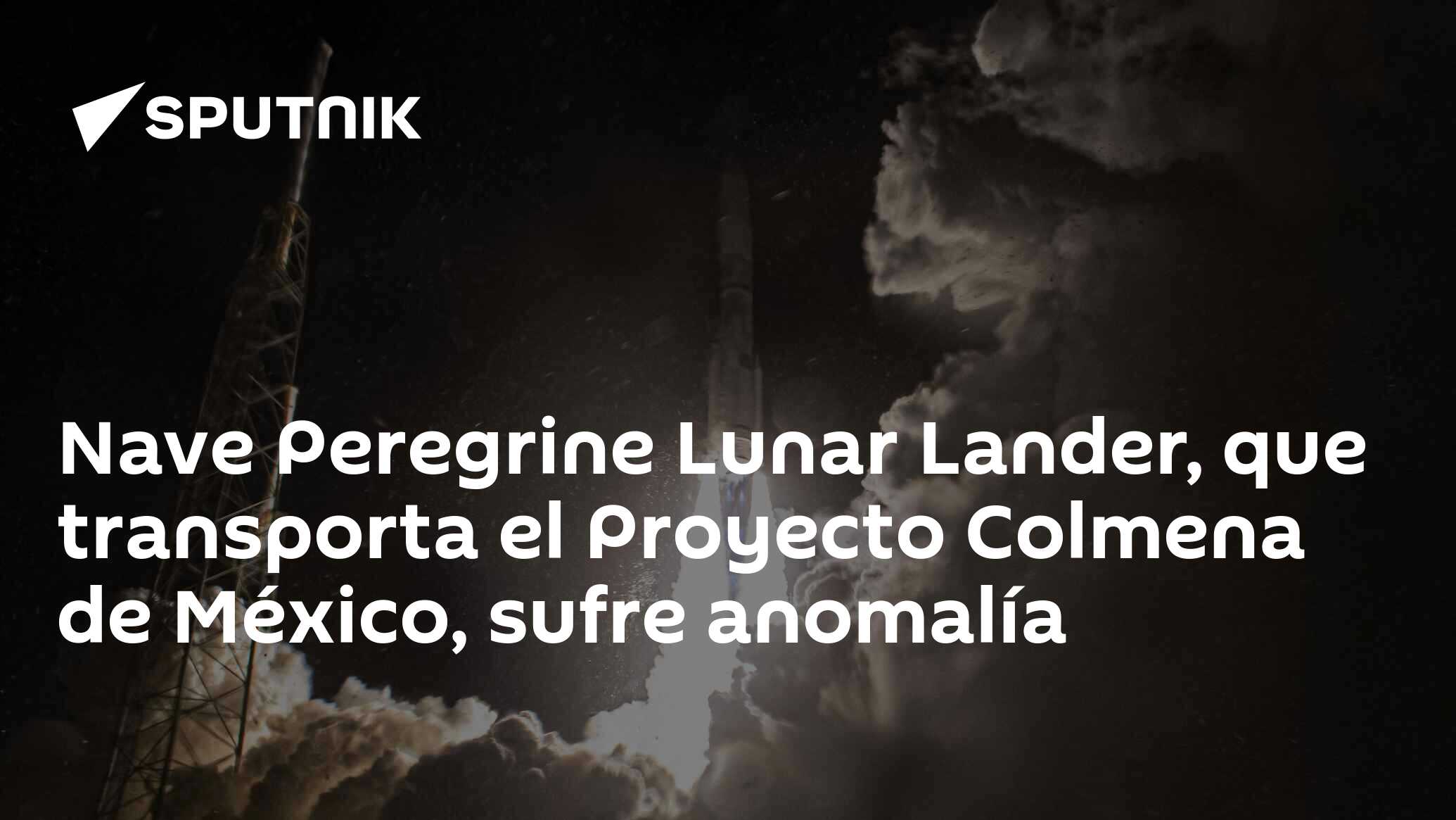 Nave Peregrine Lunar Lander, que transporta el Proyecto Colmena de ...